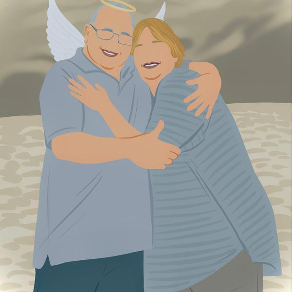 Custom Family Cartoon Portrait, Faceless Line Drawing, Faceless ...