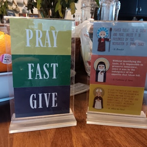 Catholic Saints With Quotes Poster Print. Saint Pattern Wall Art. First ...