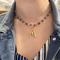 Coin Layered Chain Necklace 18K Gold Filled Necklaces Set Toggle Chain ...