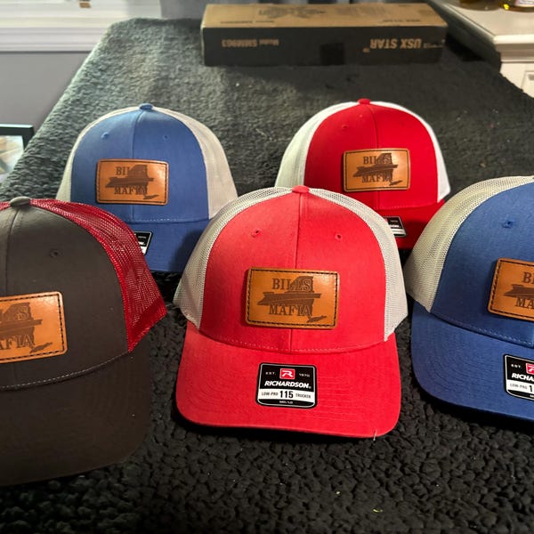 Moonlite Mountain Corduroy Leather Patch Hat – High Profile Richardson 253 Trucker, Adventure ...