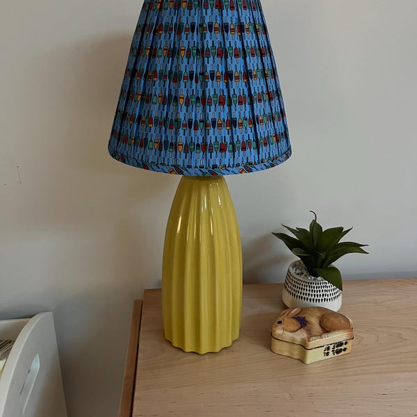 Royal Blue Velvet Drum Lampshade-velvet Lamp Shade- Lampshade-custom ...