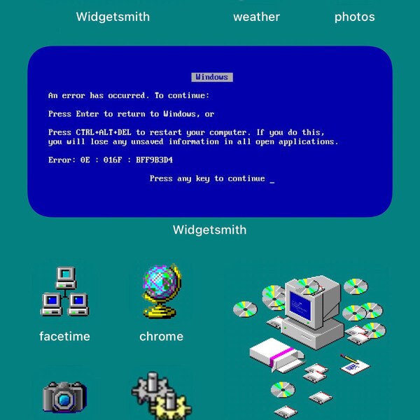 Indie Ios 14 Icons Pack Theme Pack Retro Icons Ios 14 App Covers Groovy ...