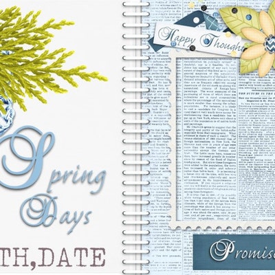 Squeaky Clean Digital Scrapbook Kit Extra Papers Pack Digital ...