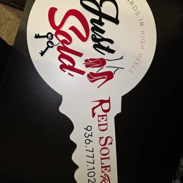 Closed Sign, Sold Wooden, Closing Gift Real Estate Agent Broker ...