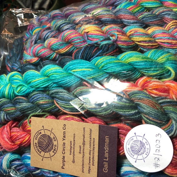 Opal Sock Yarn Gift Box 24 X 5g 120g Mini Skein Set Scrappy Yarn Set ...