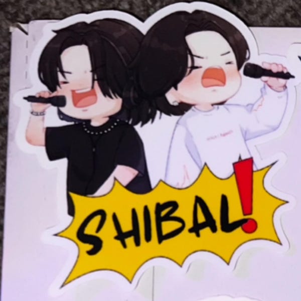 Yoongi El Capitxn Shibal DDAY Concert Vinyl Waterpoof Sticker | Suga ...