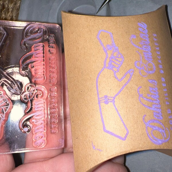 Custom Logo Stamp, Acrylic Rubber Stamp, Custom Business Stamp，custom ...