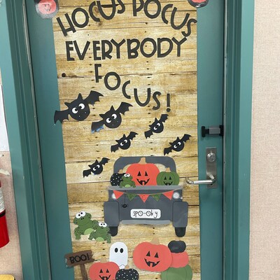 Hocus Pocus Everybody Focus Halloween October Bulletin Board Kit - Etsy