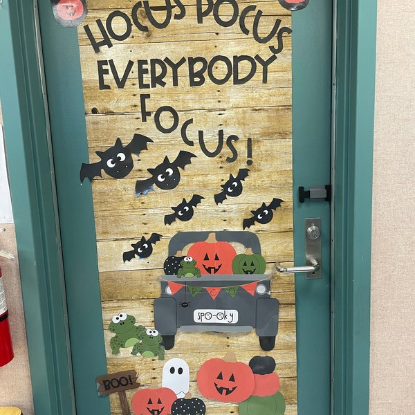 Hocus Pocus Everybody Focus - Halloween - October Bulletin Board Kit - Etsy