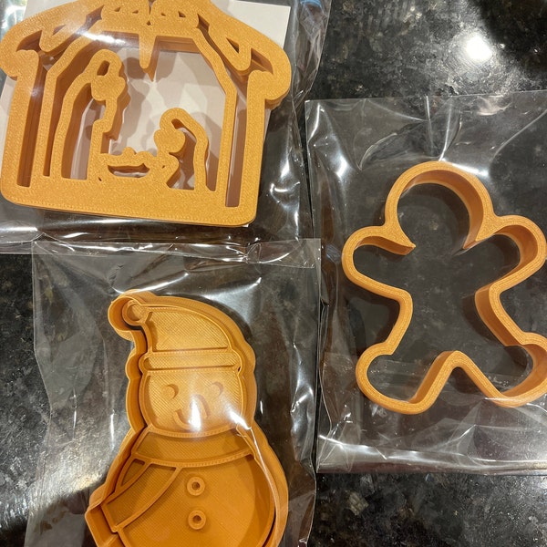 Christmas Nativity Scene Imprint Cutter, Nativity Ornament Cutter ...