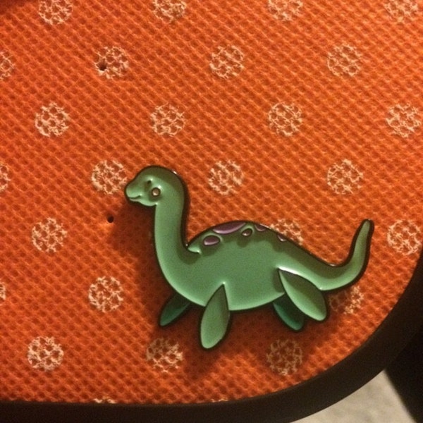 Loch Ness Enamel Pin - Hard Enamel Pin Cloisonné Nessie Lapel Pin Loch ...