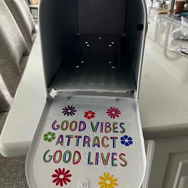 Large Size Mailbox With Decal Design. This is A Custom Made Camper Van ...