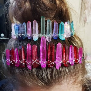 Frosted Red Quartz Crystal Spike Beads Crystal Points Raw - Etsy