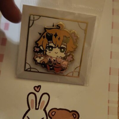 Camelia Wuthering Waves Keychain Art Cute Chibi Huanglong Character ...