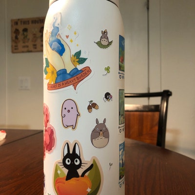 Blue Flame and Howl's Moving Castle Quote Sticker Fire Demon, Calcifer ...