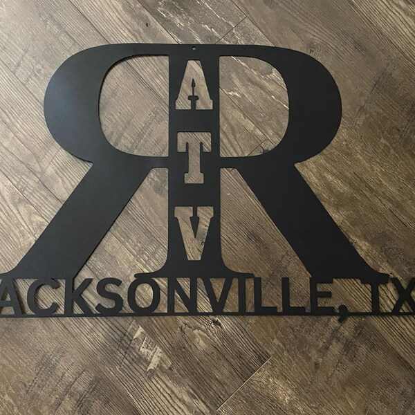 Custom Metal Work Shop Sign / Personalized Work Shop Sign ...