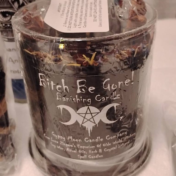 Bitch Be Gone, Banishing Candle, Binding Candle, Banishing, Binding ...