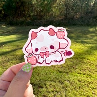 Mushroom Friend on a Log Sap Stickers Cute Decal Cut - Etsy Canada