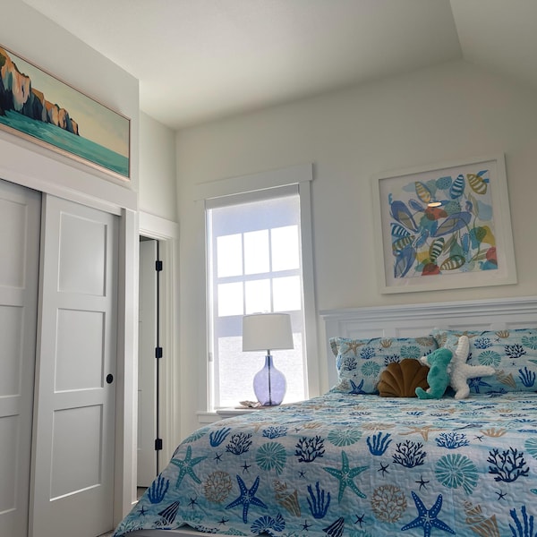 Yellow Abstract Canvas Print | Minimal Modern Wall Art | Large ...