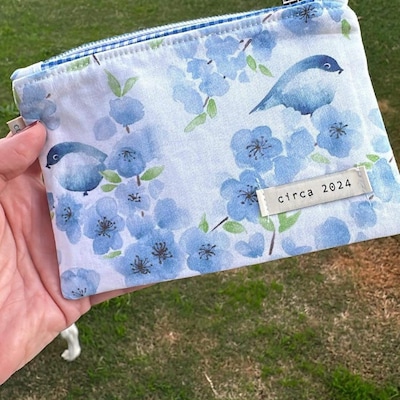 Book Pouch PDF Sewing Pattern, Journal Pouch, Pencil Pouch, Sewing ...