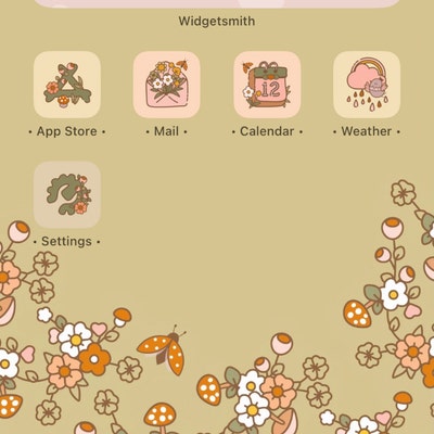 Cottagecore Aesthetic App Icons, Ios Icons, iPhone Icons, Cottagecore ...