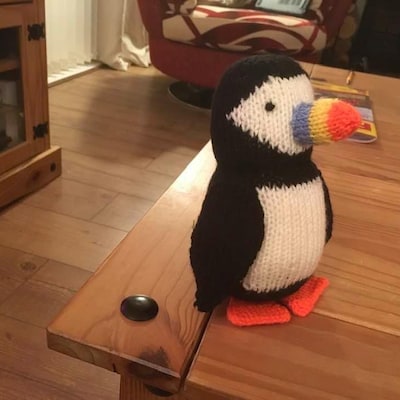 Puffin Knit Kit All You Need to Knit a Cute Puffin Barry the Puffin ...
