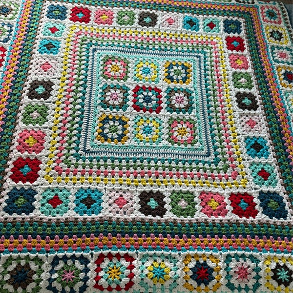 The Seed Packet Blanket Crochet Pattern - Etsy