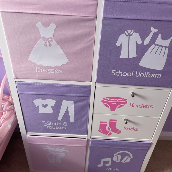 Toy Storage Decals | Toy Box Labels | Self-adhesive Personalised Decals ...
