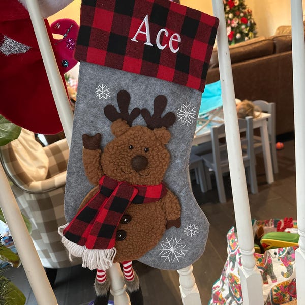 Personalized Enchanted Characters Christmas Stocking - Etsy