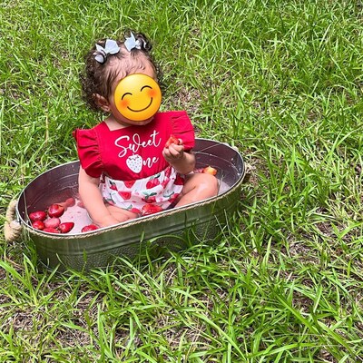 Berry First Birthday Outfit, Personalized Baby Girl Strawberry Clothes ...