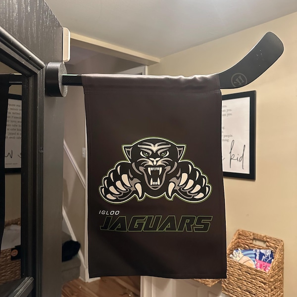 Custom Magnetic Team Locker Room Door Flag - Hockey Team Flag - Change ...
