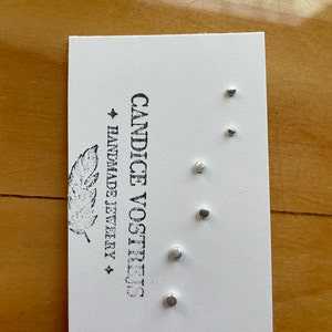 Textured Copper Dot Post Earrings, Copper Earrings, 4mm Dot Earrings ...