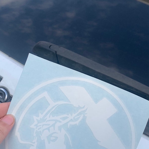 Jesus Christ Religious Christian Vinyl Decal Window Sticker - Etsy