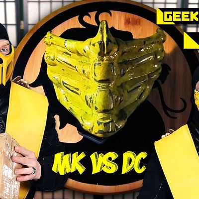 Ninja Mortal Kombat Scorpion Inspired Handmade Mask Replica - Etsy