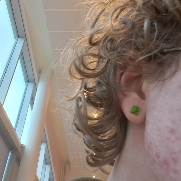 16G Tiny Frog Internally Threaded Cartilage Stud/daith Studs/tragus ...