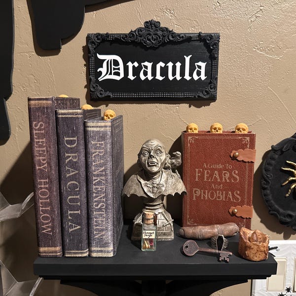 Gothic Wall Plaque, Handmade Gothic Wall Plaque, Embrace the Macabre ...