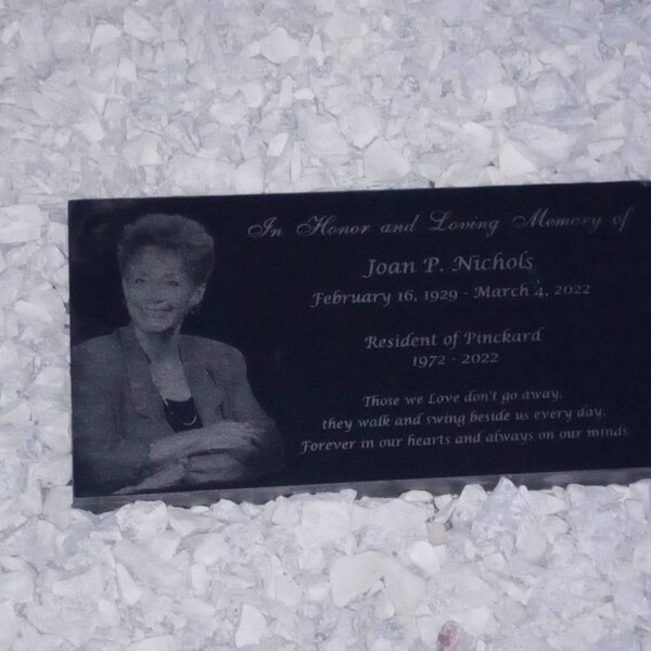 Personalized 8x12x1 Granite Memorial Headstone, Memorial Marker, Grave ...