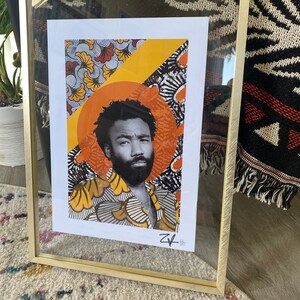 Sadé Print A4 / A3 Digital Collage Black Art - Etsy