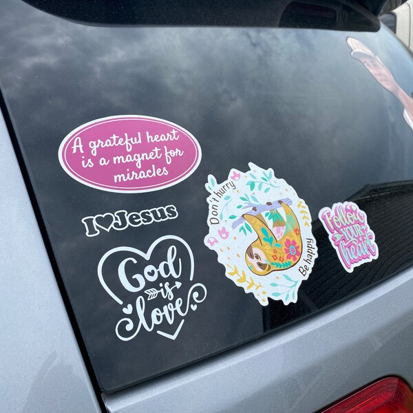 God is Love Heart Vinyl Decal - God is Love Heart Sticker - God is Love ...