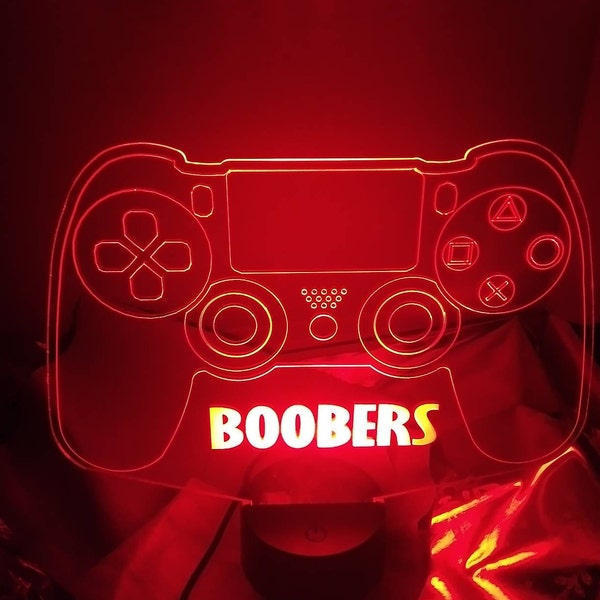 Video Game Controller Console Controller Gaming Room Night Light up ...