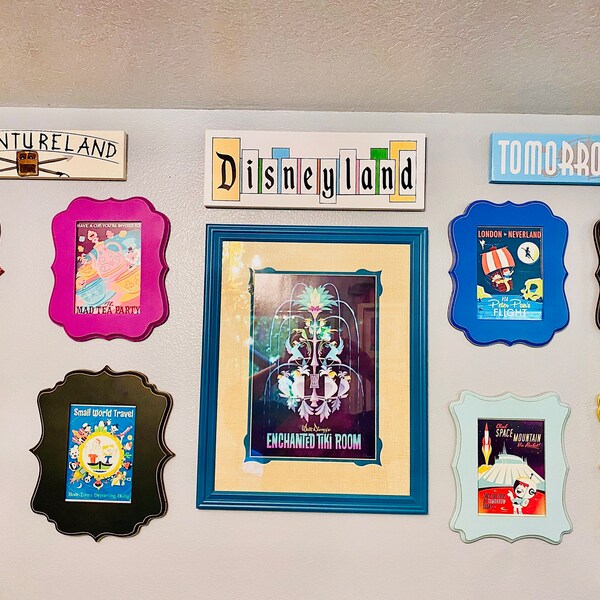 Hand Painted Disney Sign, Completely Custom to Your Favorite Rides and ...