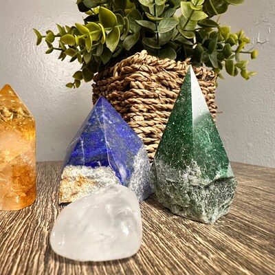 Rainbow Fluorite Worry Stone Concentration Crystal Balance Intellect ...