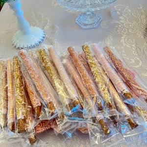 Dinosaur Party Chocolate Covered Pretzels. Dino Pretzels. Dinosaur ...