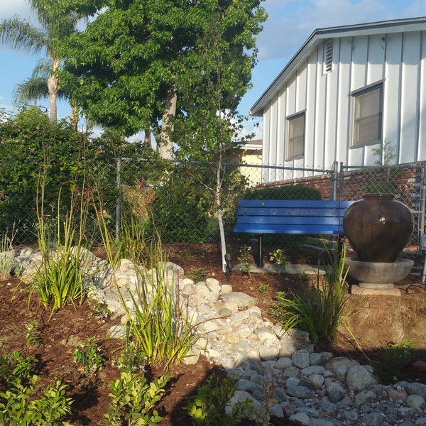 Memorial Park Bench New With QR Code (recycled Plastic) With Epoxy ...