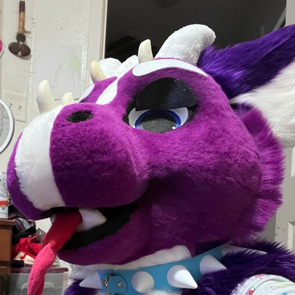 Aroace Chunky Spike Collar | Fursuit Collar | Cosplay Collar | Costume ...