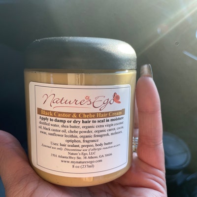 Black Castor Oil & Chebe Hair Cream chebe Powder, Chad, Molasses ...