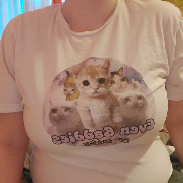 Goofy Ahh Cat Shirt Meme Dank, Cursed Weirdcore Cringey Shirts, Banana ...