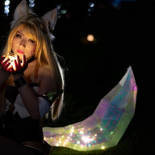 Ahri K/DA Eva Foam and SINGLE Tail Crystal Pattern for Cosplay - Etsy