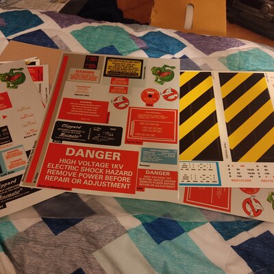 Ghostbusters Proton Pack and Neutrona Wand Decals - Etsy