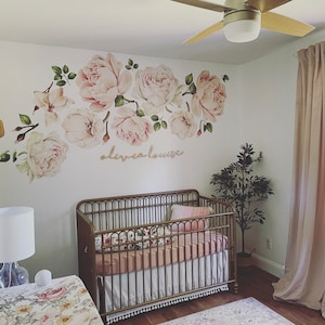 Wildflowers Flower Wall Decal Flower Decal Wall - Etsy